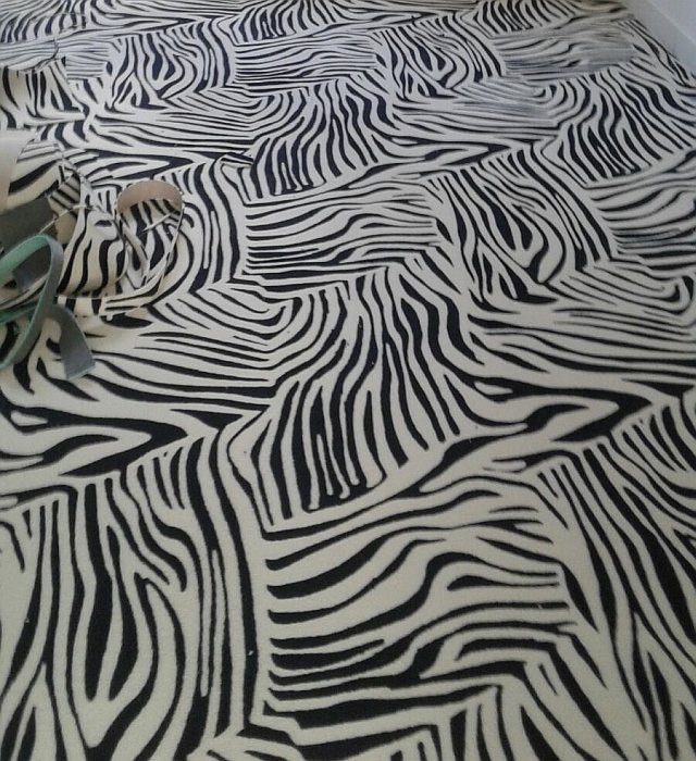 Zebraprint tapijt leggen in Leidschenveen-Ypenburg